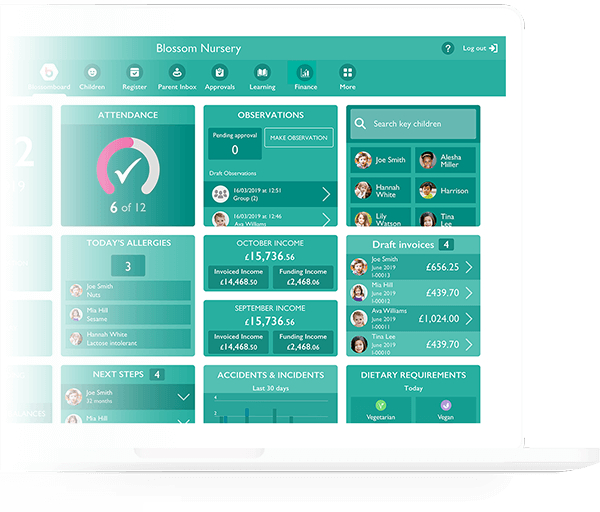 Child Profile & log - Blossom Educational